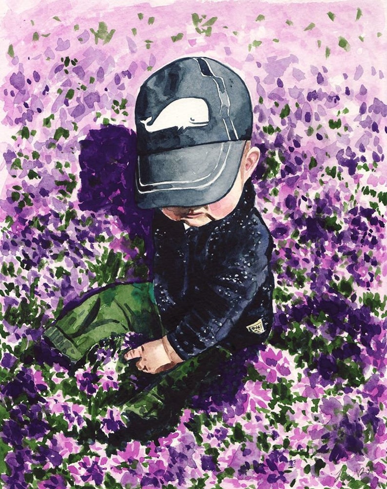 Custom Painting Personalized Original Watercolor Art - Etsy