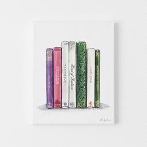 Personalized Art Print Your Favorite Books No. 2 - Customizable Art ...