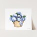 Preppy Blue Hydrangeas Straw Tote Art Print, New England Floral Wall ...