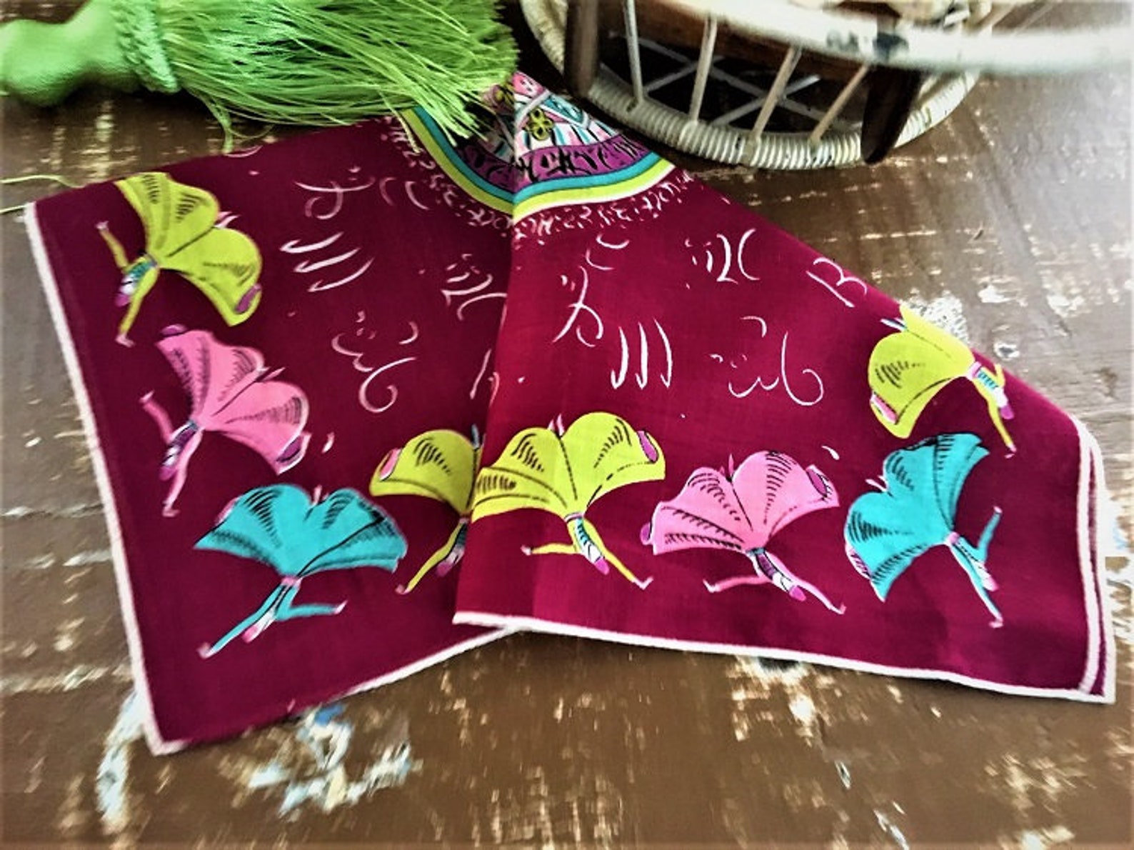 Awesome Vtg. MWT Hanky Sufi Whirling Dance Herrmann Tag | Etsy