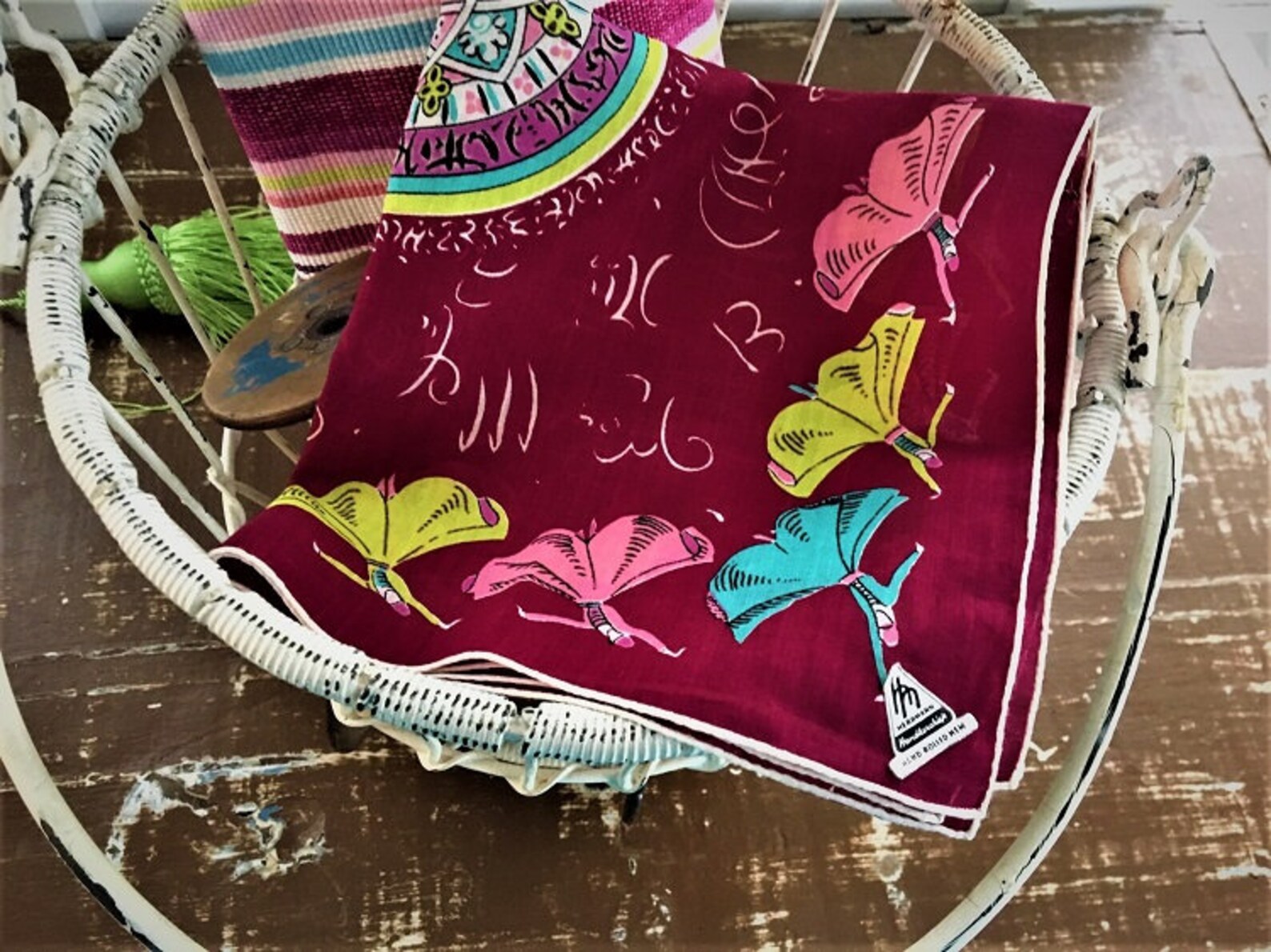 Awesome Vtg. MWT Hanky Sufi Whirling Dance Herrmann Tag | Etsy