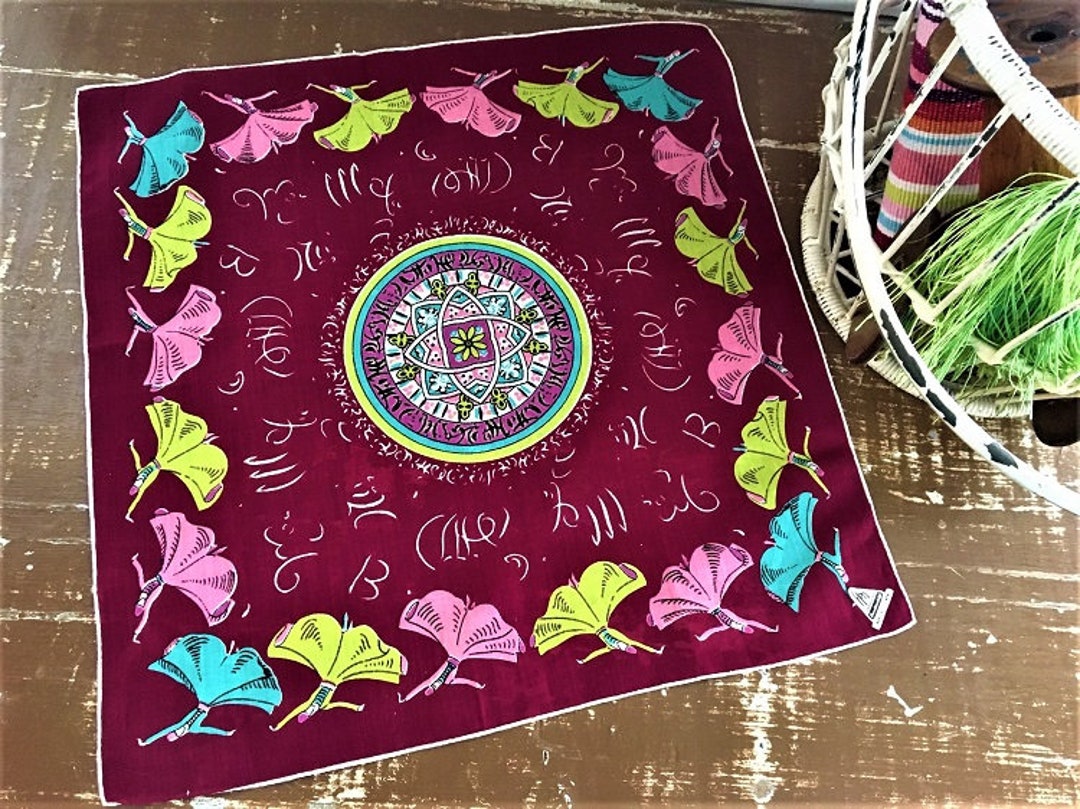 Awesome Vtg. MWT Hanky Sufi Whirling Dance Herrmann Tag - Etsy