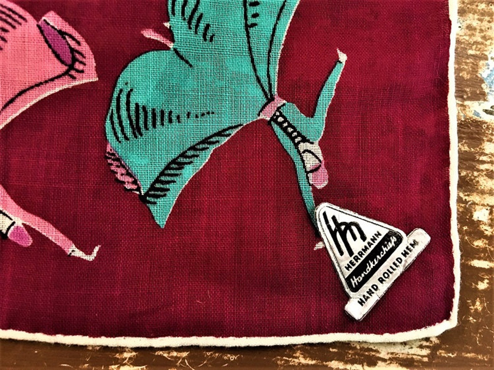 Awesome Vtg. MWT Hanky Sufi Whirling Dance Herrmann Tag | Etsy