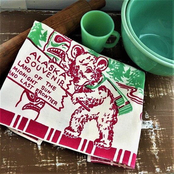 Awesome Vtg. Alaska Souvenir Apron - Etsy