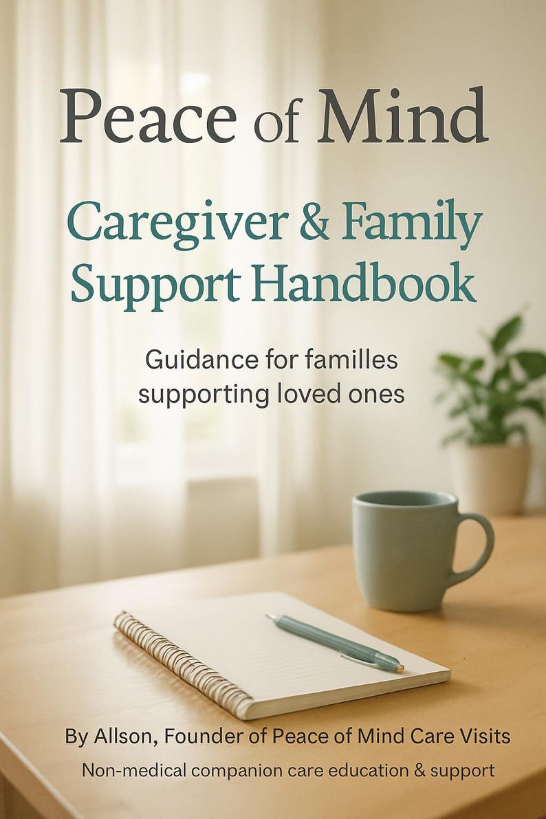 Caregiver Support Handbook Bundle | Family Care Guide + Roles Worksheet ...