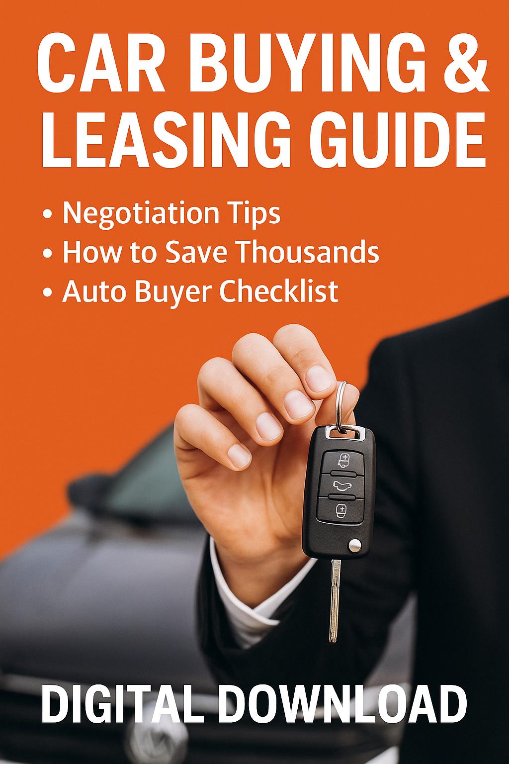 Car Buying & Leasing Guide | Negotiation Tips, Save Thousands (digital ...