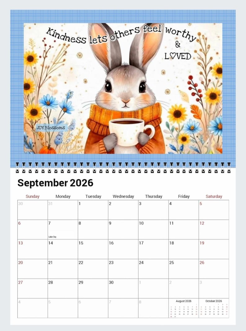 JOY Blossoms 2026 Calendar. ***last of Quantity for the Year*** - Etsy UK