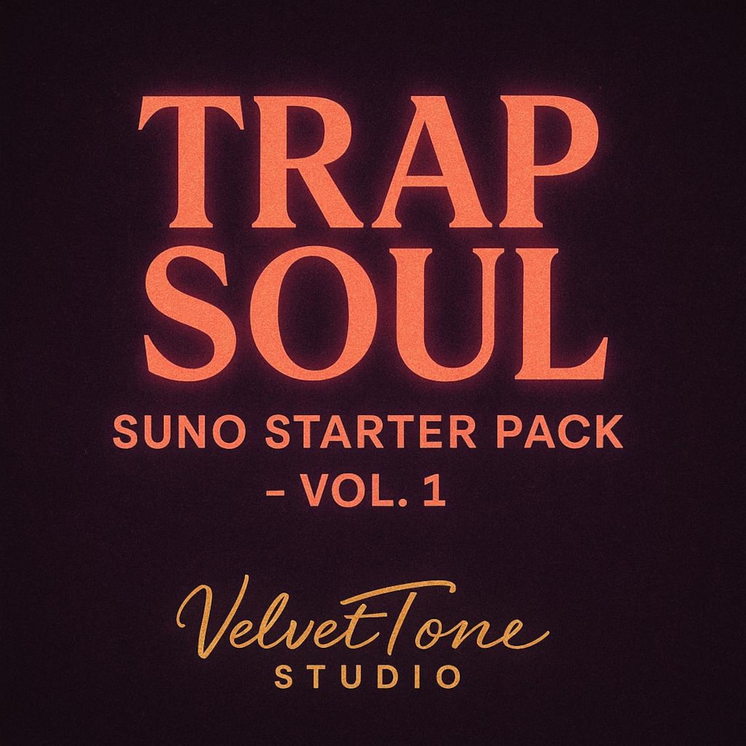 STANDARD Trap Soul Suno Starter Pack Vol. 1 | Hooks, Verses, Prompts ...