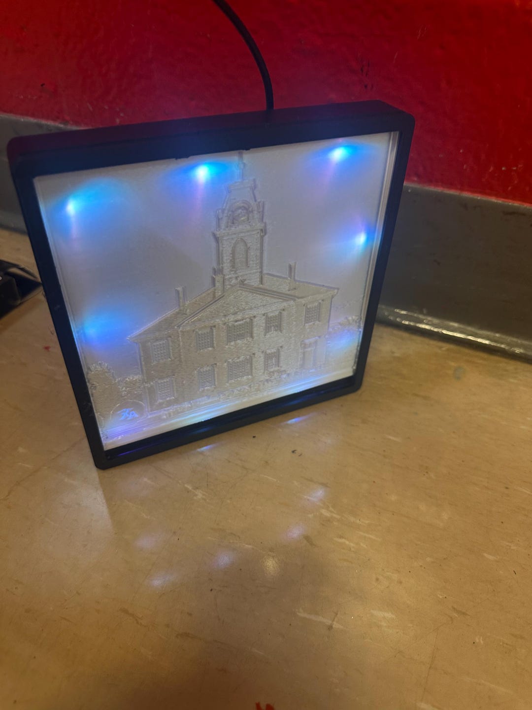 Custom Lithophane Night Light • Personalized Photo Gift • 3D Printed ...