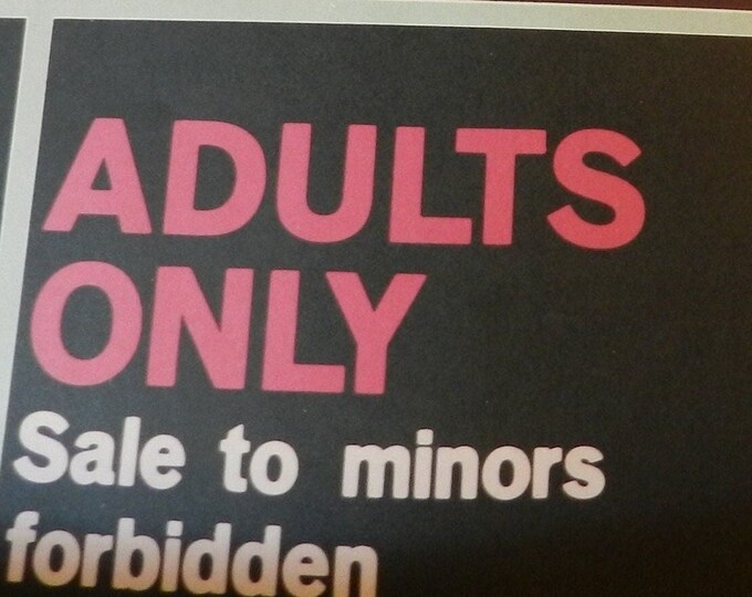 Mature Listing 1972 Adult Magazine Vol. 1 Number 3 - Pulp -" New Sex ...