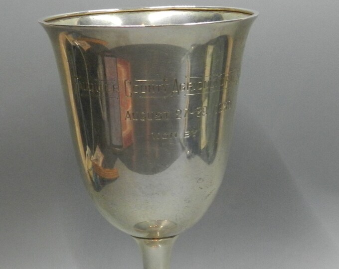 Antique Frank W. Smith Sterling Silver Goblet, Trophy, 1930, Frank W ...