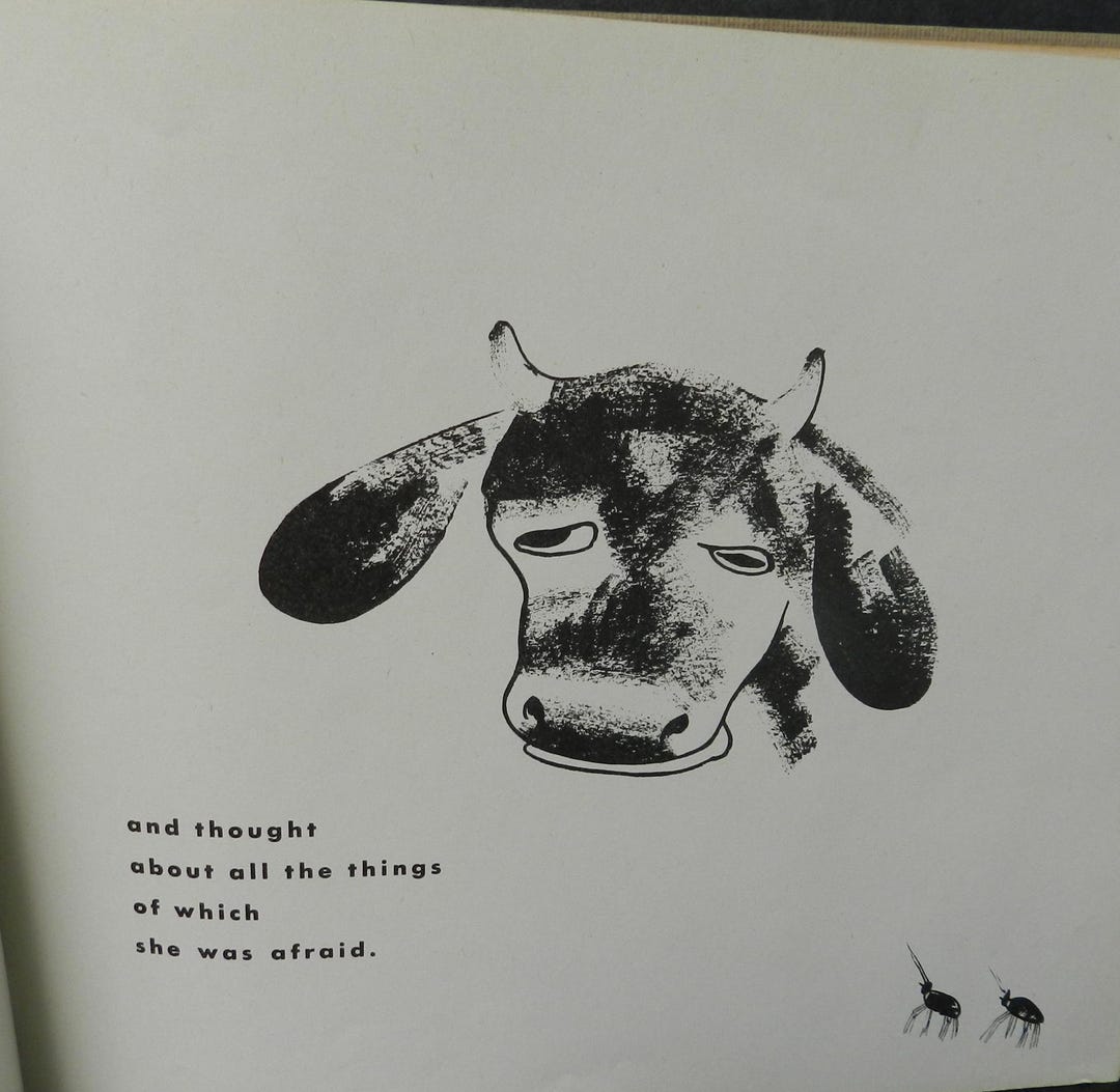 Rare Vintage Picture Book - "the Bountiful Cow" - Children - Farm Life ...