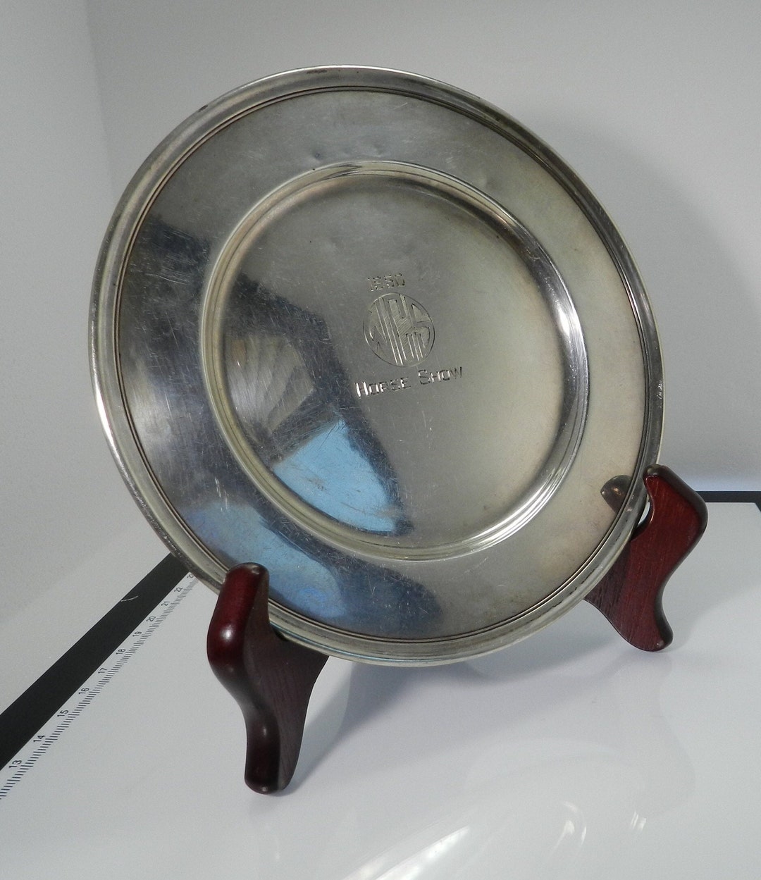 Antique Wallace Sterling Silver Small Plate, Trophy, Washington Capital ...