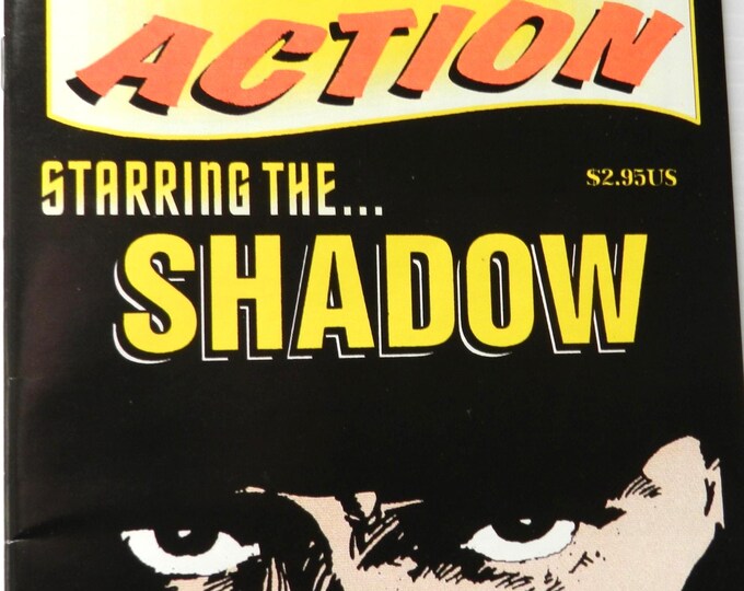 Vintage Pulp Action #1 Comic Starring the Shadow- 1999 Reproduction of ...