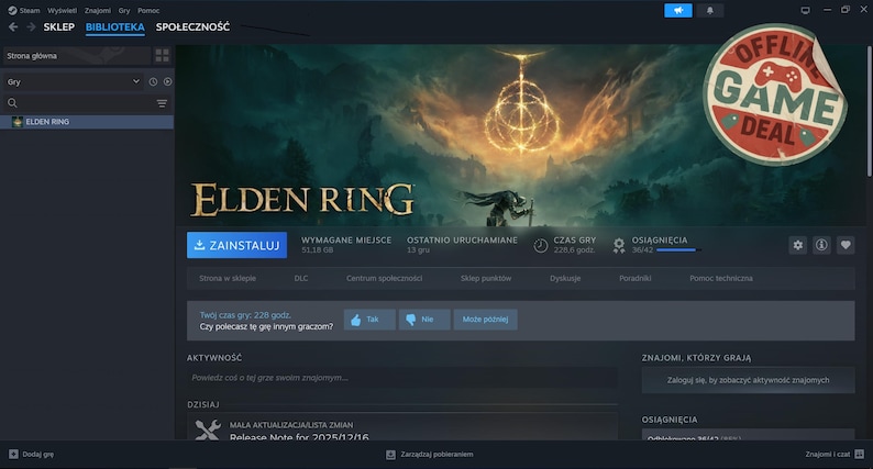 Elden Ring + Shadow of the Erdtree DLC / PC / Steam Account / Offline ...