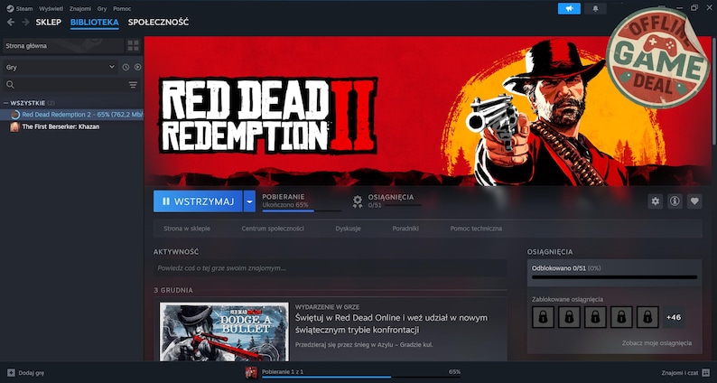 Red Dead Redemption 2 / PC / Steam Account / Offline / Shared Access - Etsy