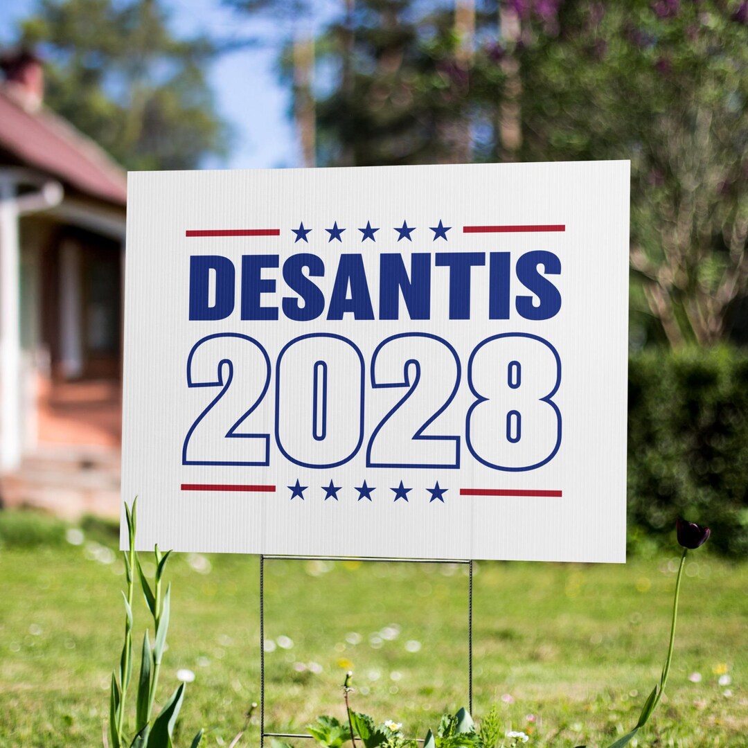Ron Desantis 2028 Yard Sign - Etsy