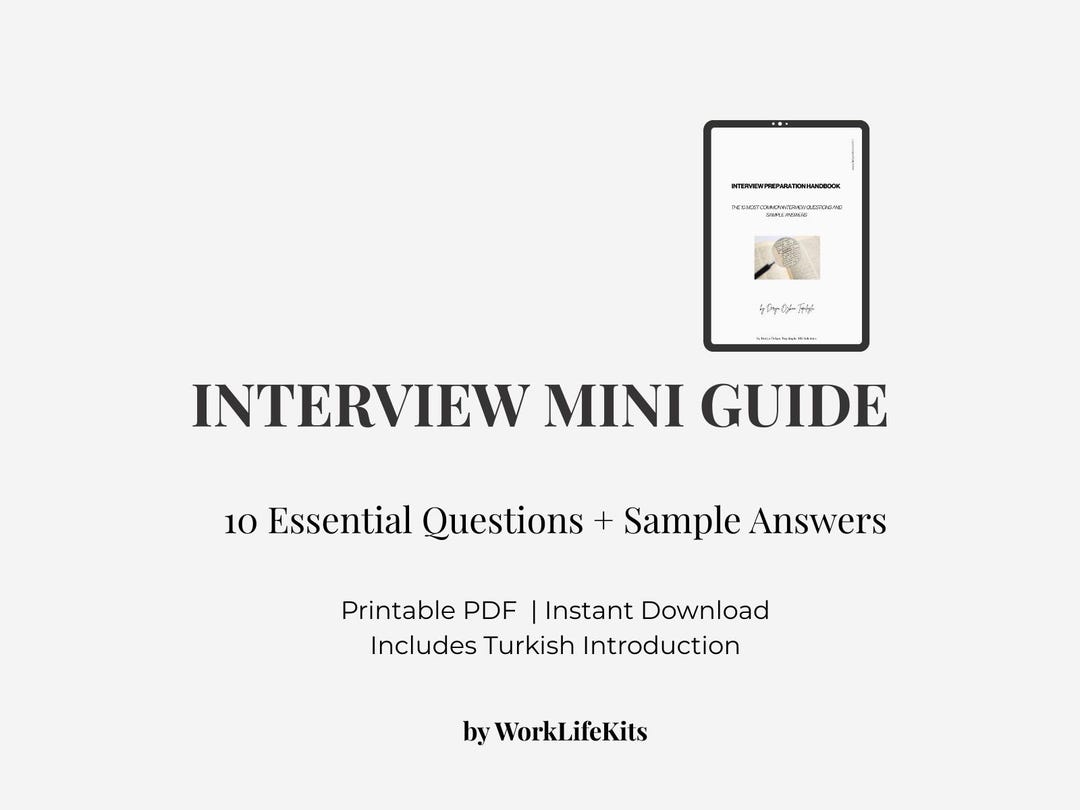 Job Interview Mini Guide | 10 Essential Interview Questions & Sample ...