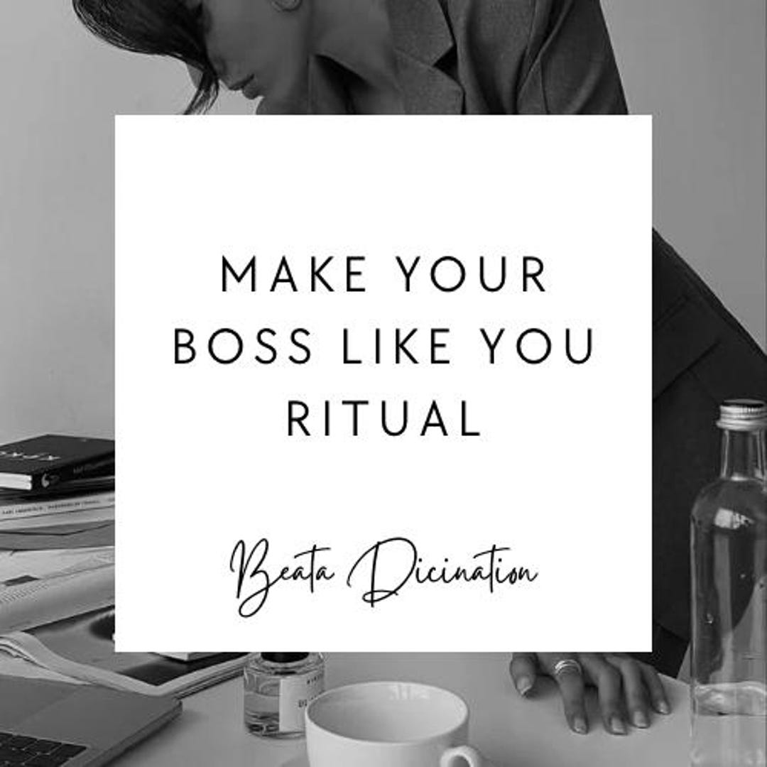 Career Harmony Ritual, Professional Charisma & Workplace Alignment - Etsy