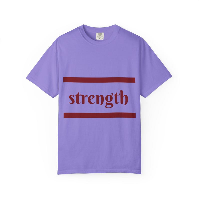 Strength Text Tee | T-shirt - Etsy