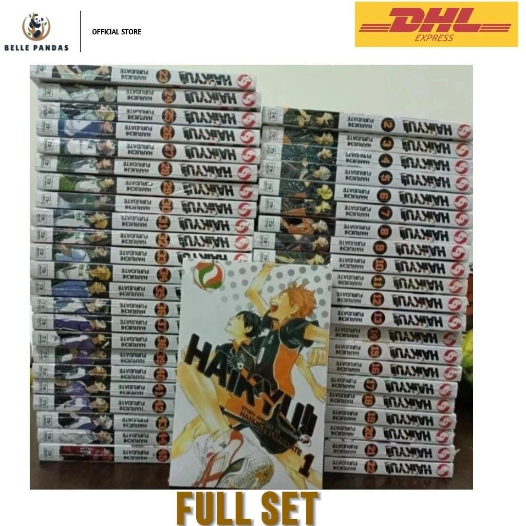 Haikyuu Manga English Full Set Vol 1 to 45 Complete Series New Express ...