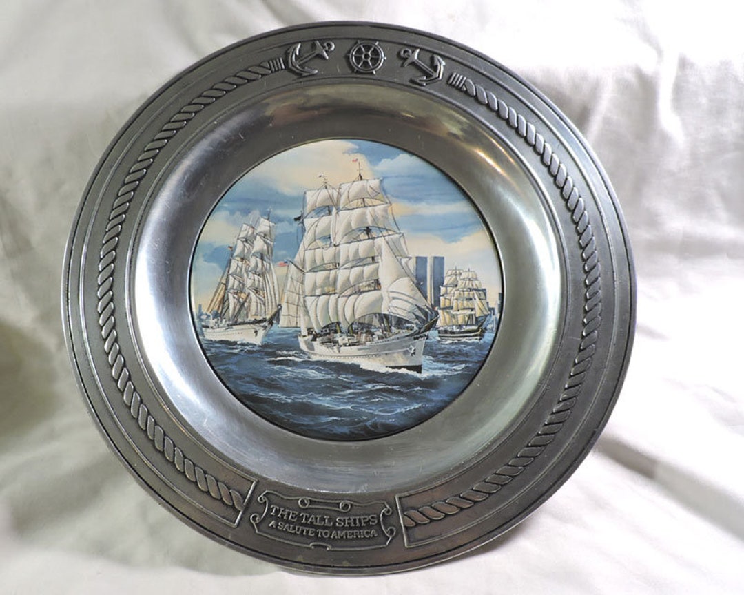 The Tall Ships Collector's Plate by Danbury Mint - Etsy