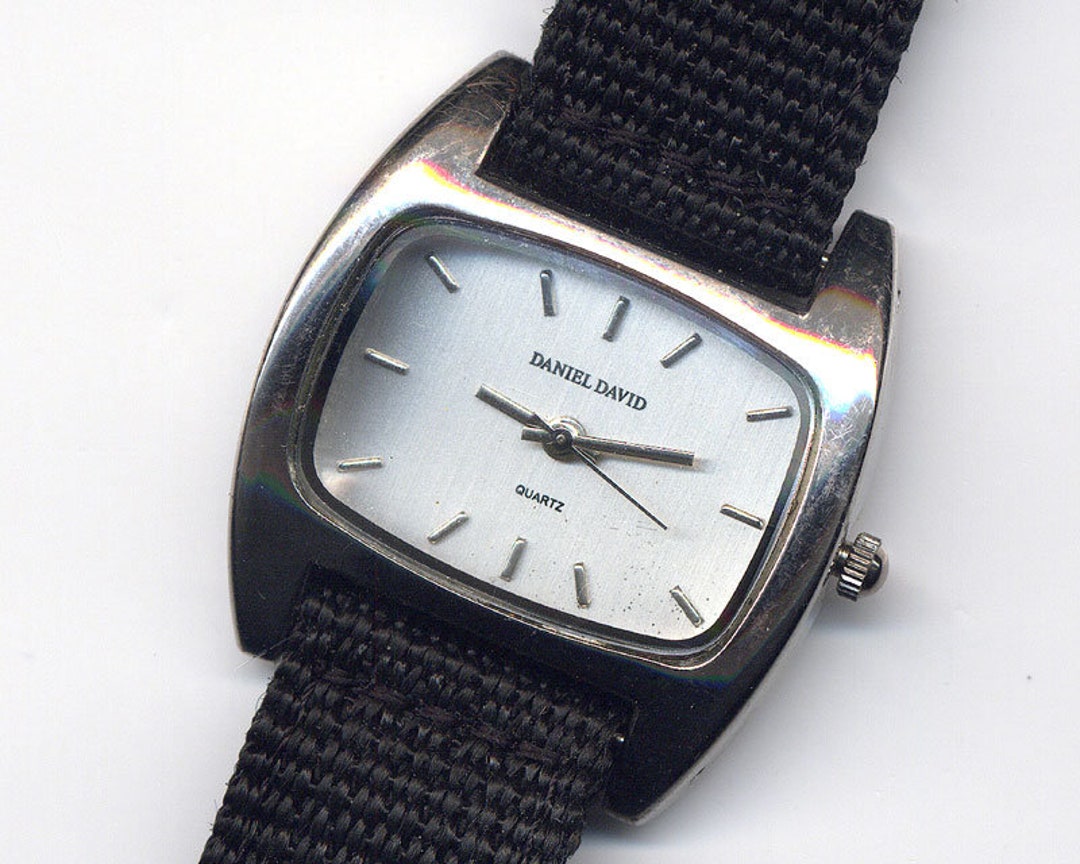 Daniel David Collection Ladies Watch With a Black Nylon Nato Strap ...