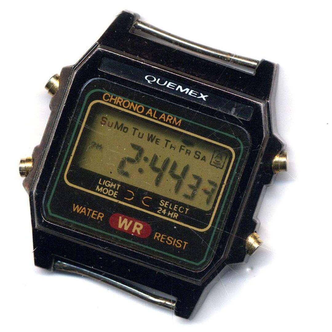 Vintage Quemex Digital Chrono Alarm Watch C1980s - Etsy