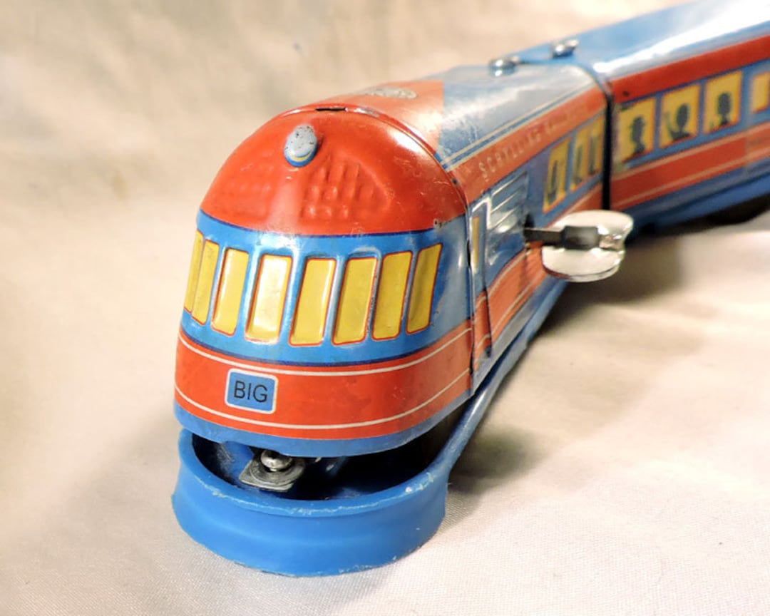 Schylling 3 Car Express Streamliner Wind-up Tin Toy Train C1970s - Etsy ...