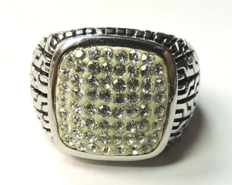 Vintage Stainless Steel Ring...Edforce Ring Gents | Etsy