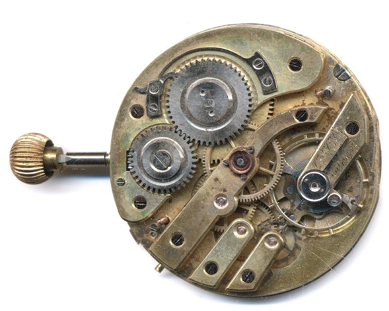 Antique Swiss Pocket Watch Movement With Fancy Hands C1900s - Etsy