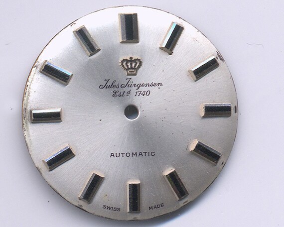 Jules Jurgensen Automatic Watch Dial 28 mm c1960s - Gem