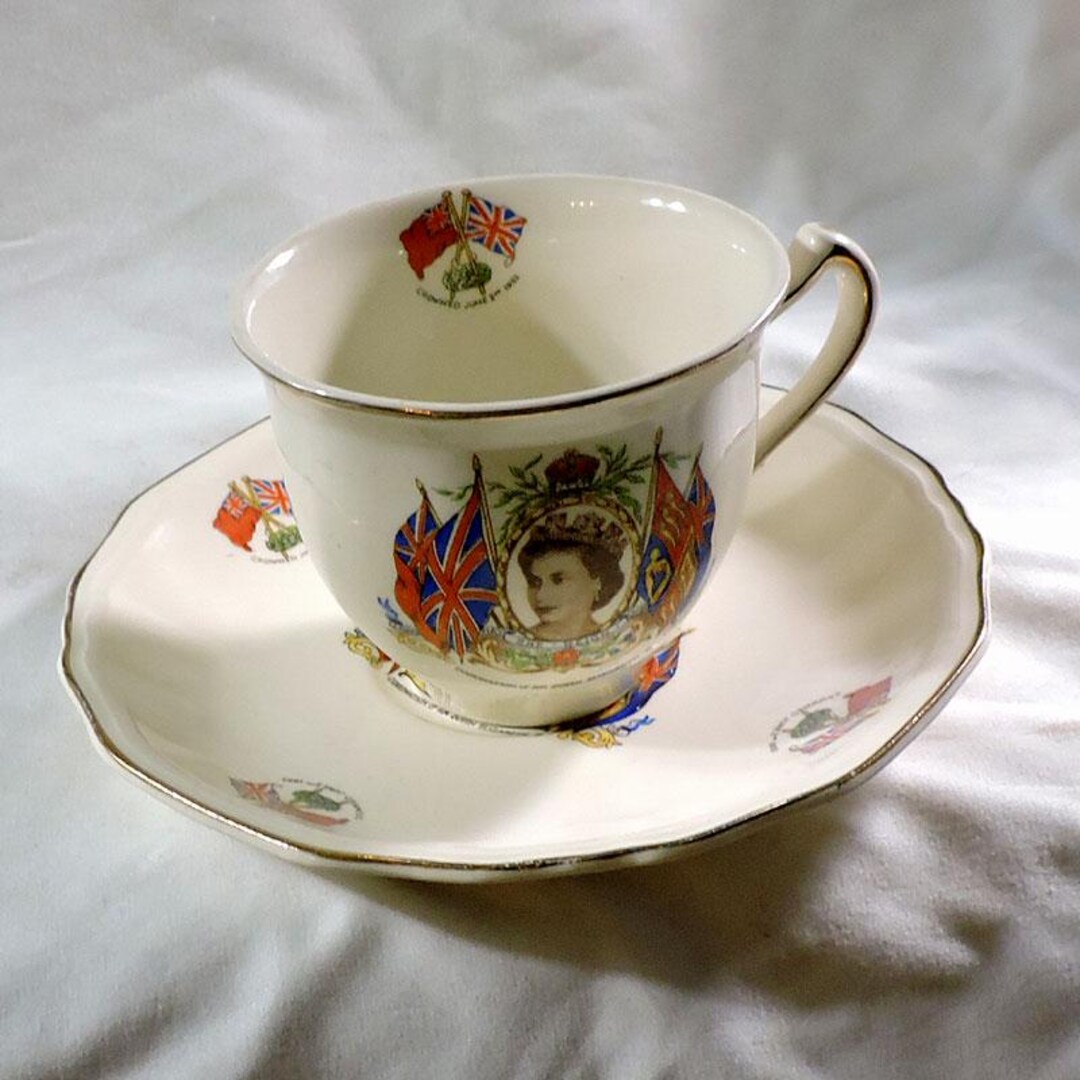 Queen Elizabeth II June 2nd 1953 Alfred Meakin Coronation Tea Cup - Etsy