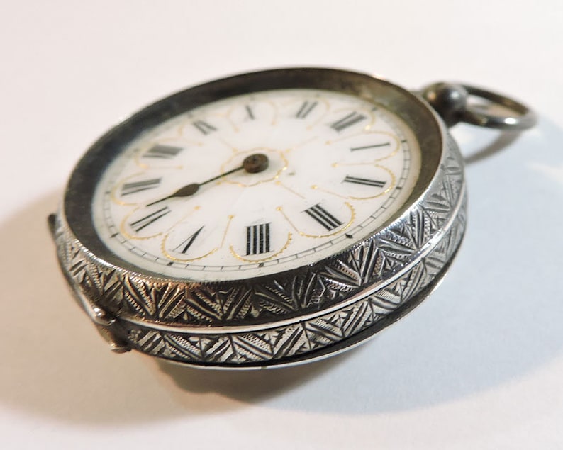 Antique Key Wind Pocket Watch .935 Silver Swiss Make C1900s - Etsy