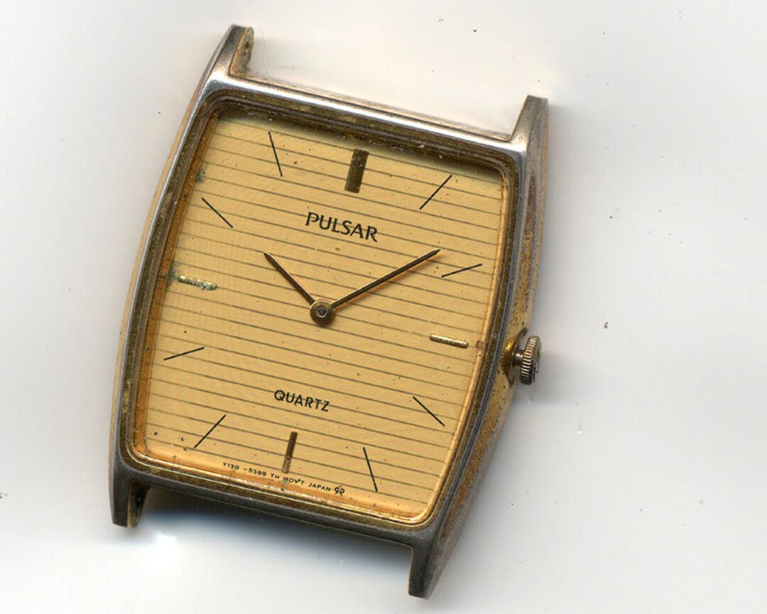 Vintage Mens Pulsar by SEIKO Quartz Watch - Etsy