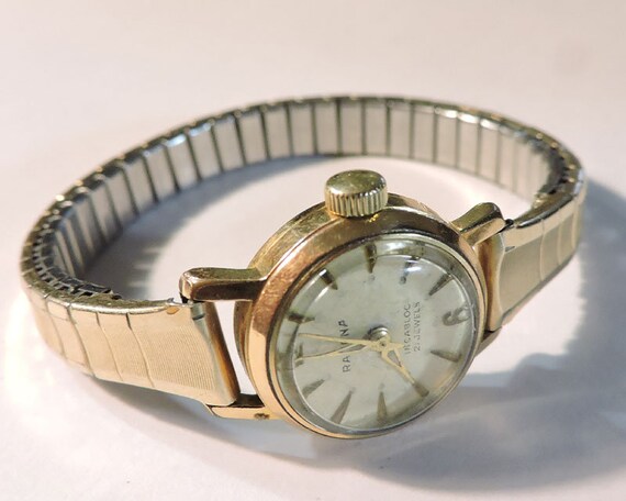 Vintage Ramona 21 Jewels 10K RGP Bezel Wristwatch c19… - Gem