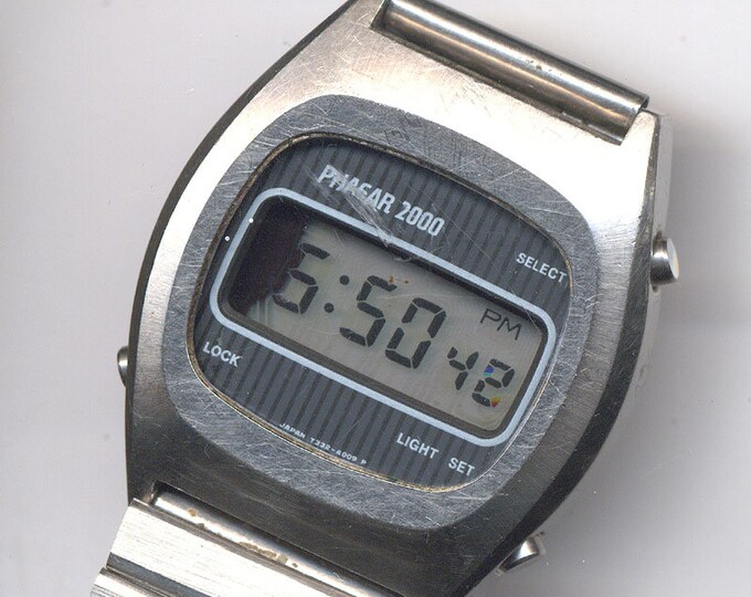 Vintage Phasar 2000 Y332 Digital Watch From Sears & Roebuck C1970s - Etsy