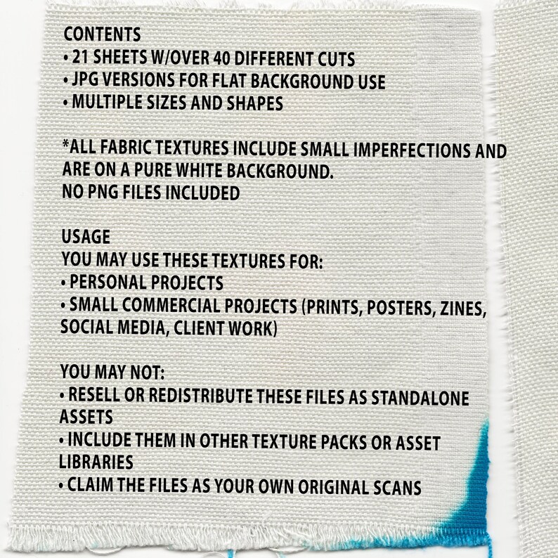 Bleach Blue Texture Pack – 20+ Hand-scanned Fabric Scan Textures ...