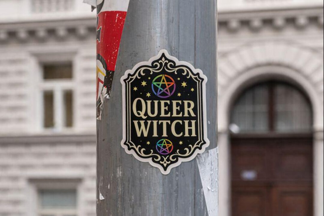 Queer Witch Sticker | Pride Pentacle Decal | LGBTQ Witchcore Sticker ...