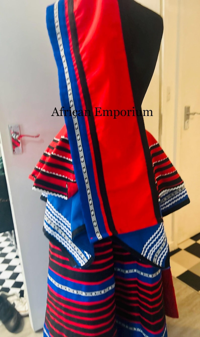 Handmade Ndebele Print Skirt Size 18 With a Matching Shawl - Etsy UK