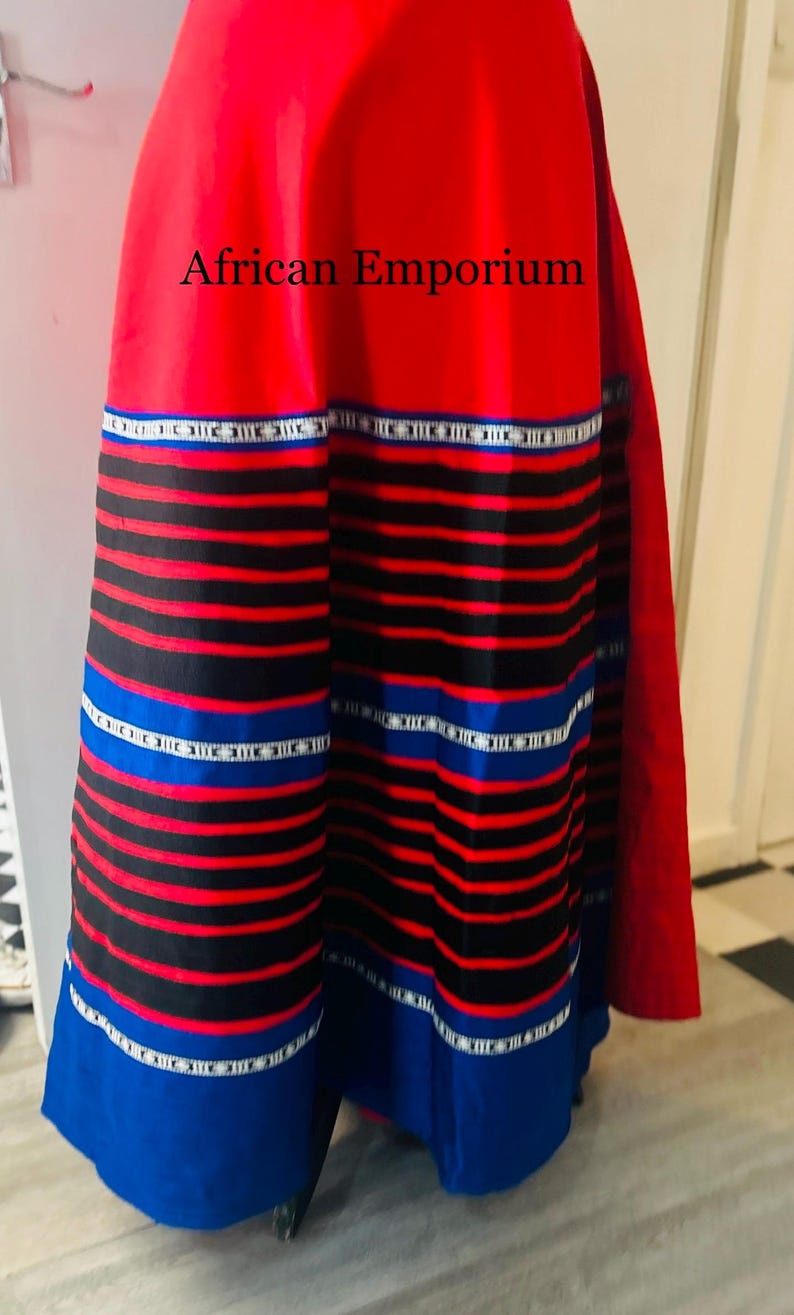 Handmade Ndebele Print Skirt Size 18 With a Matching Shawl - Etsy UK