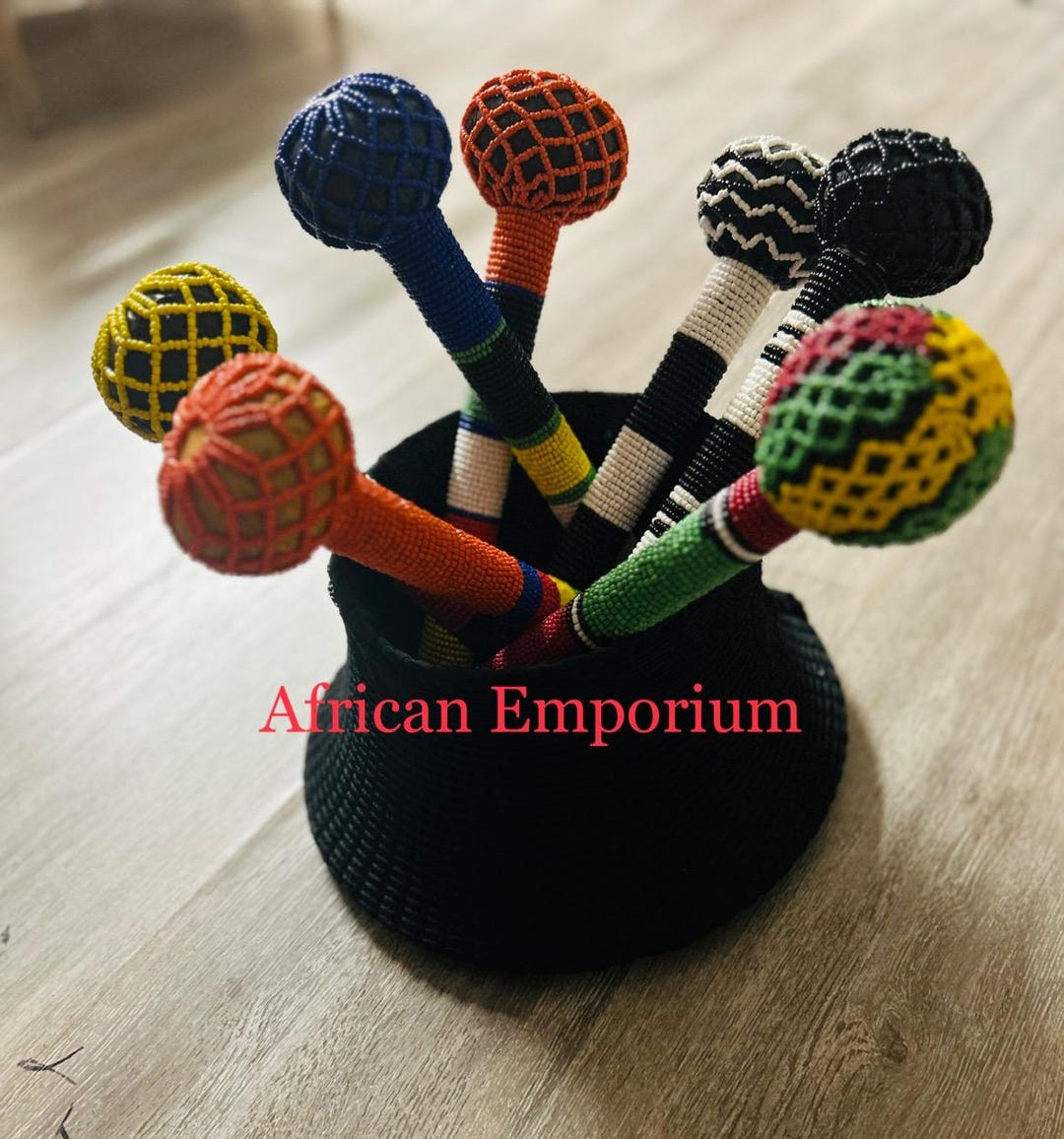 Beaded Zulu (african) Knobberie/ Stick - Etsy