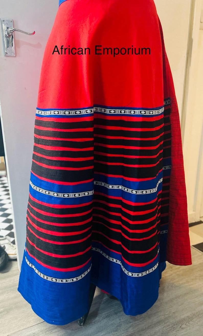 Handmade Ndebele Print Skirt Size 18 With a Matching Shawl - Etsy UK
