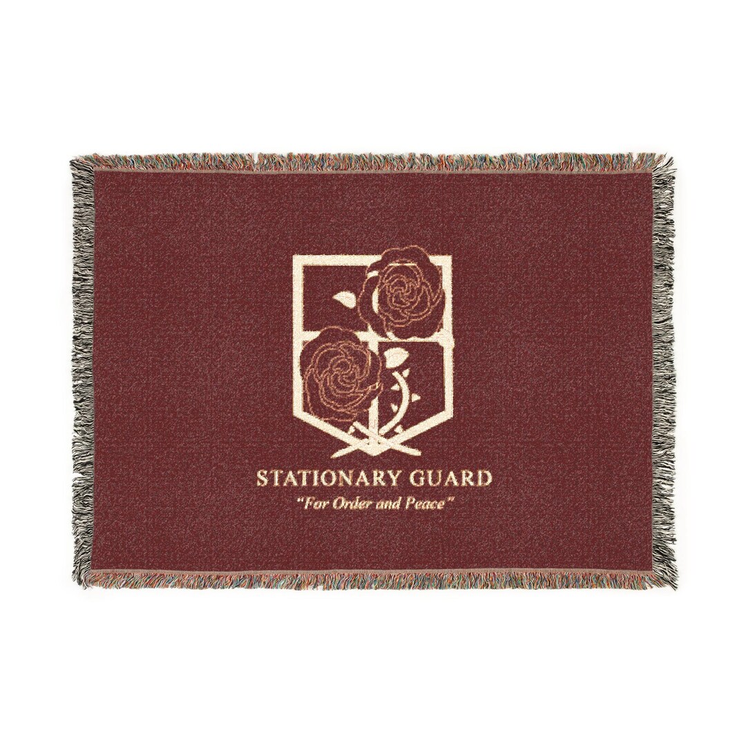 AOT Garrison Emblem Woven Blanket | Attack on Titan Throw - Etsy