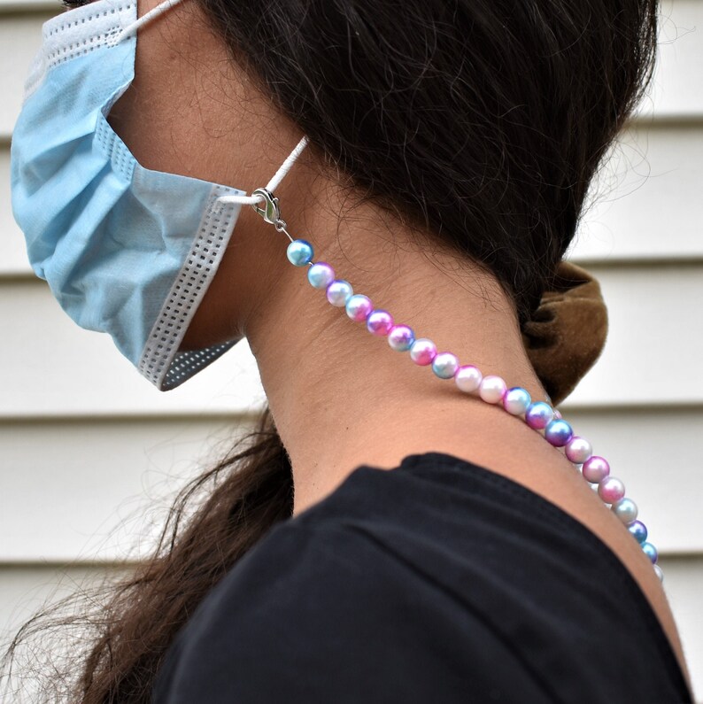 Face Mask Chain Beaded Mask Lanyard Adult Eye Glasses Chain | Etsy