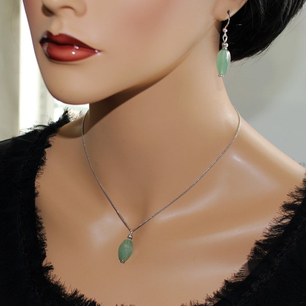 Sage Green Necklace - Etsy