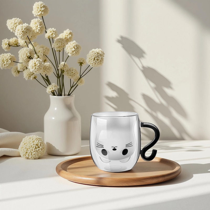 Glass Doublewalled Mug - Etsy