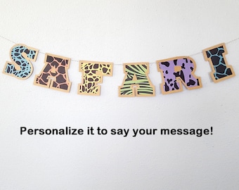 Animal Print Banner - Etsy