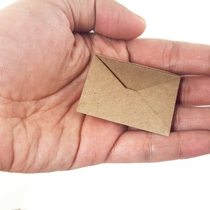 Mini Envelopes, Tiny Envelopes, Micro Envelopes, Small Kraft Envelopes ...