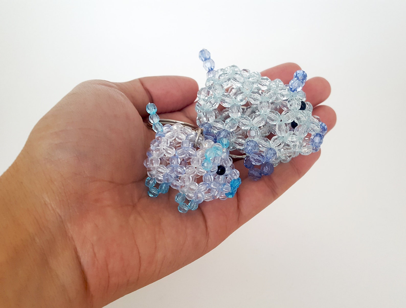 Beaded Pig Pig Keychain Beaded Pig Keychain Pink Pig Cute | Etsy